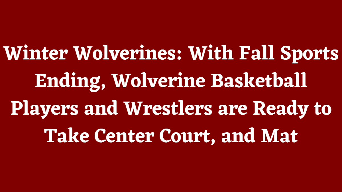 Winter Wolverines: With Fall Sports Ending, Wolverine Basketball ...